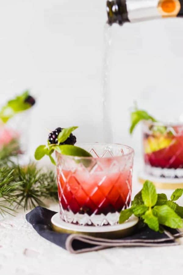 Blackberry Mint Cocktail - Lena's Kitchen