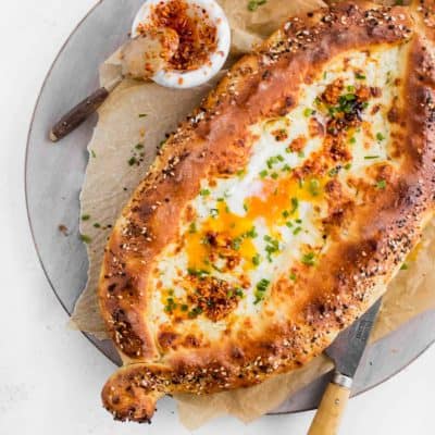 Khachapuri (Georgian Cheese Bread) - Lena's Kitchen