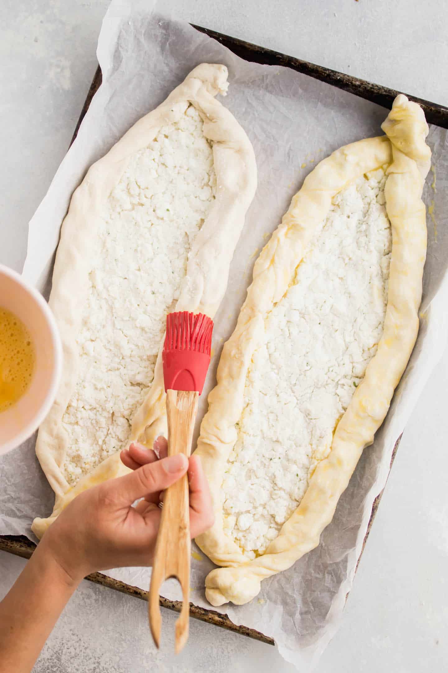 Khachapuri (Georgian Cheese Bread) - Lena's Kitchen