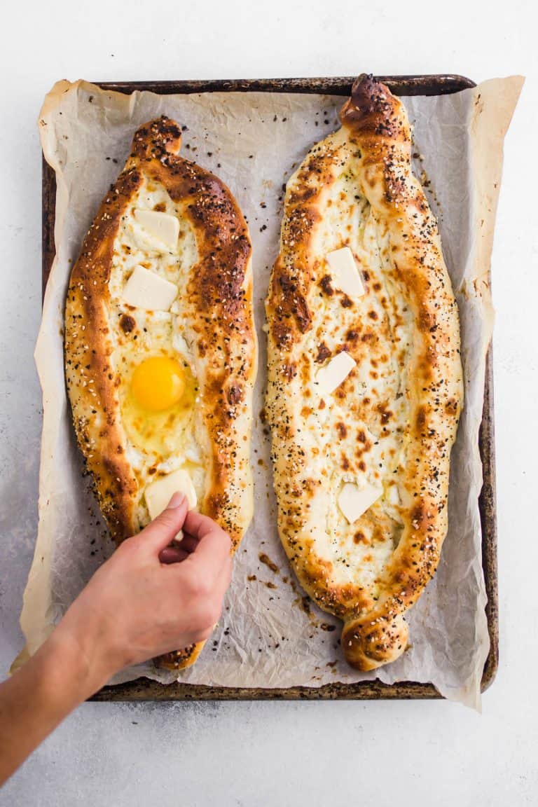 Khachapuri (Georgian Cheese Bread) - Lena's Kitchen