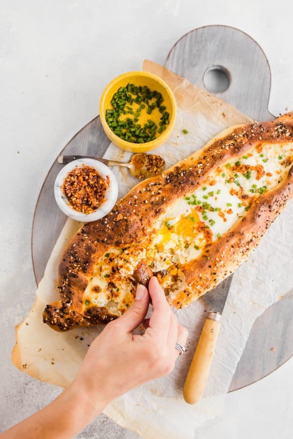 Khachapuri (Georgian Cheese Bread) - Lena's Kitchen