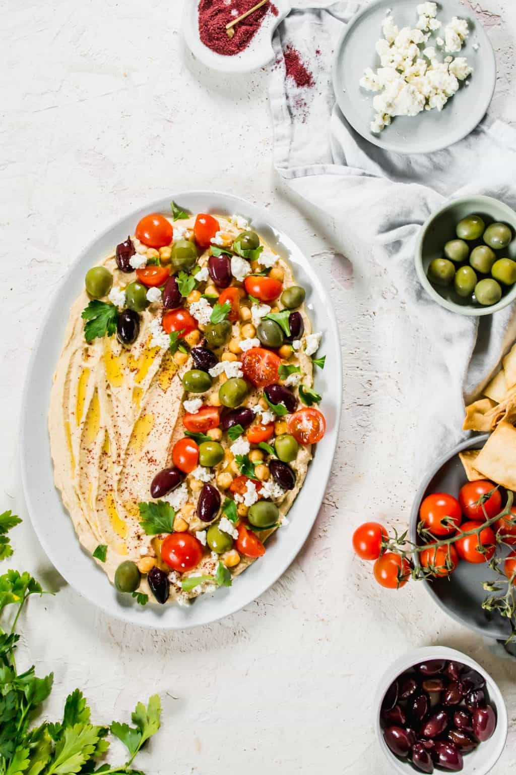 Loaded Hummus - Lena's Kitchen