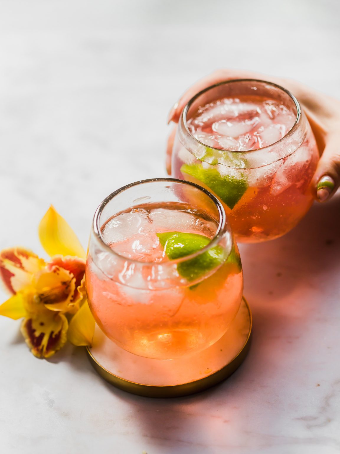 Grapefruit Vodka Tonic Cocktail - Lena's Kitchen