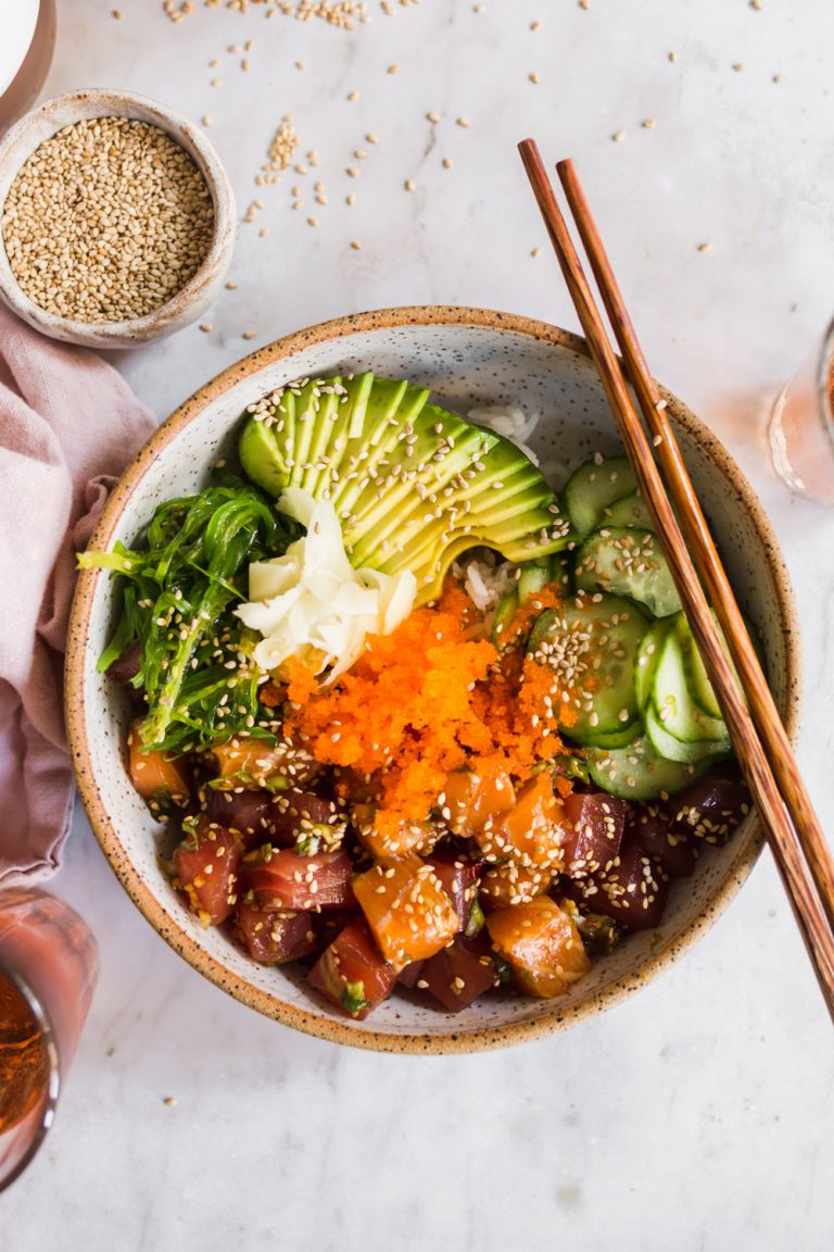 Easy Sushi Poke Bowls - Lena's Kitchen