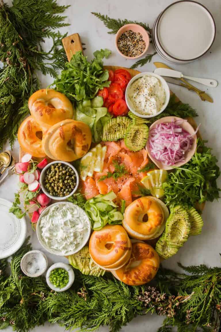 How To Create A Lox And Bagel Brunch Board - Lena's Kitchen