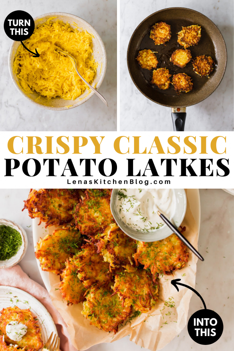 Crispy Classic Potato Latkes Recipe - Lena's Kitchen