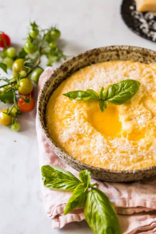 Creamy Parmesan Polenta Recipe - Lena's Kitchen