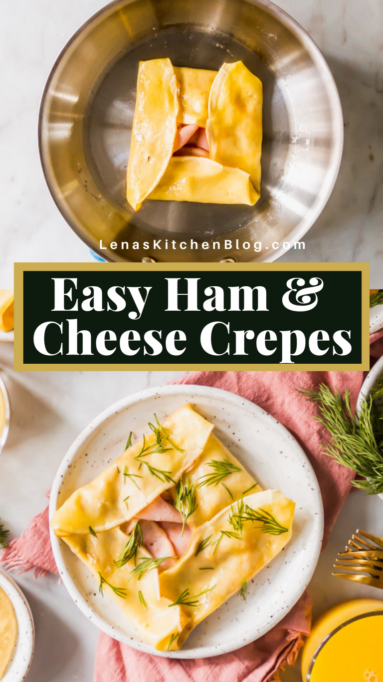 Easy Ham and Cheese Crepes - Lena's Kitchen