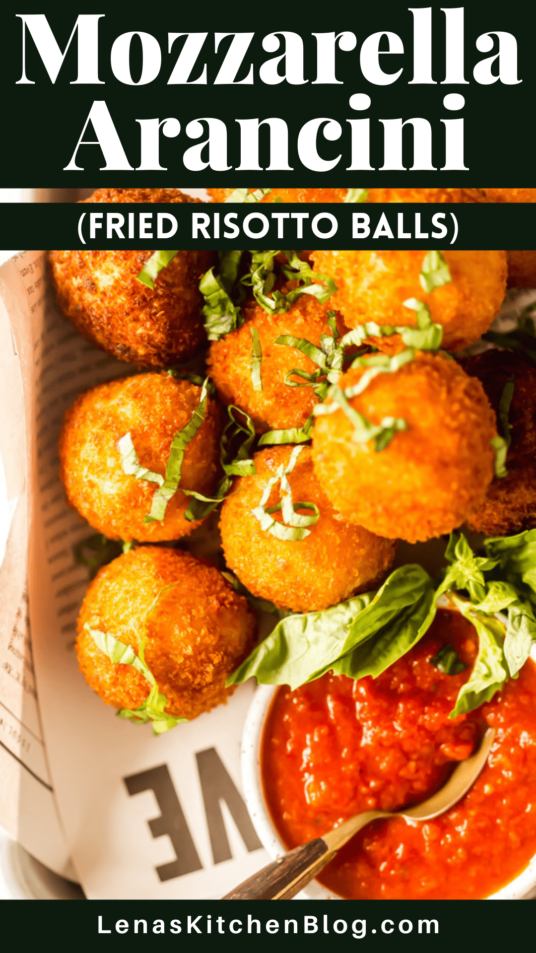 Mozzarella Arancini (Fried Risotto Balls) - Lena's Kitchen