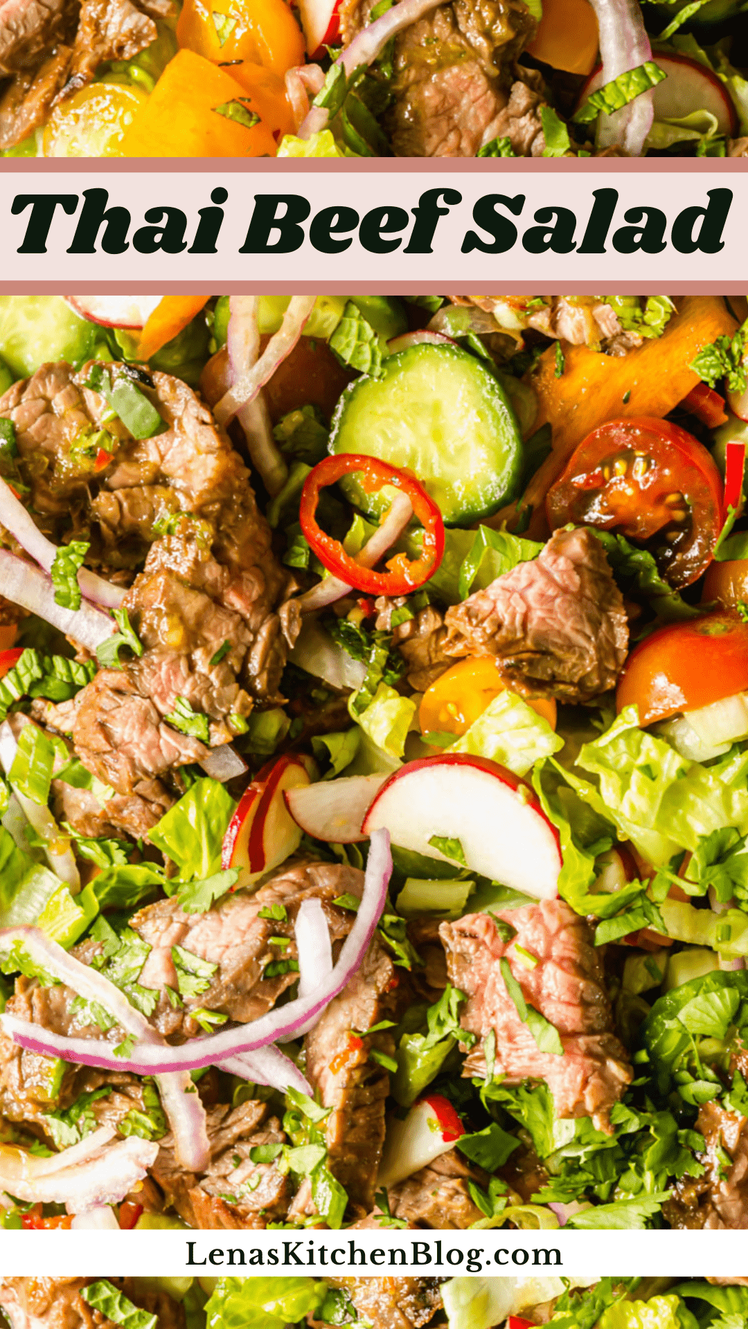 Thai Beef Salad Recipe - Lena's Kitchen