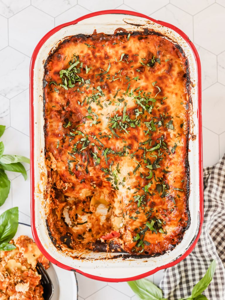 Easy Ravioli Lasagna Recipe - Lena's Kitchen