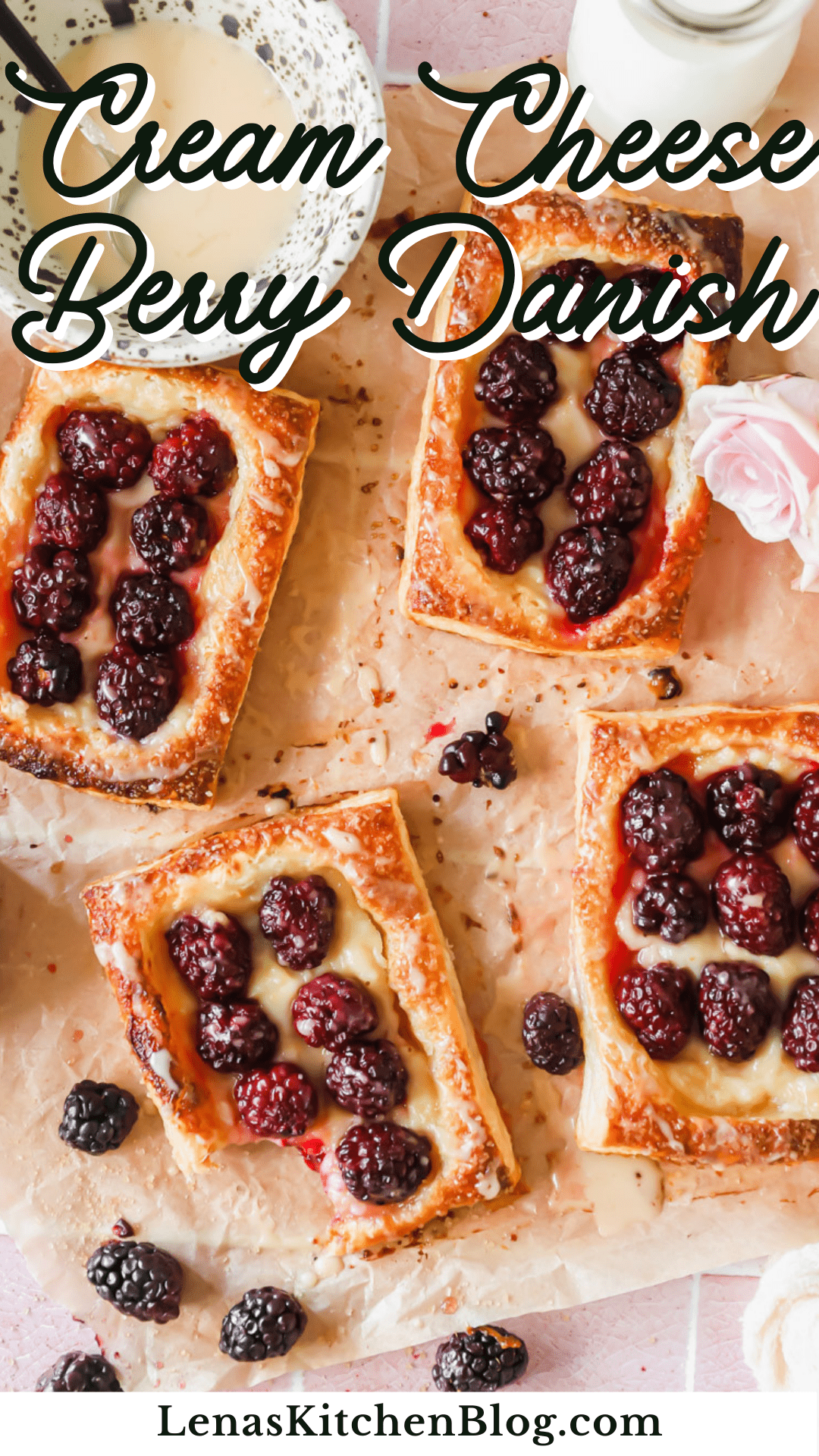 Best Cream Cheese Berry Danish - Lena's Kitchen