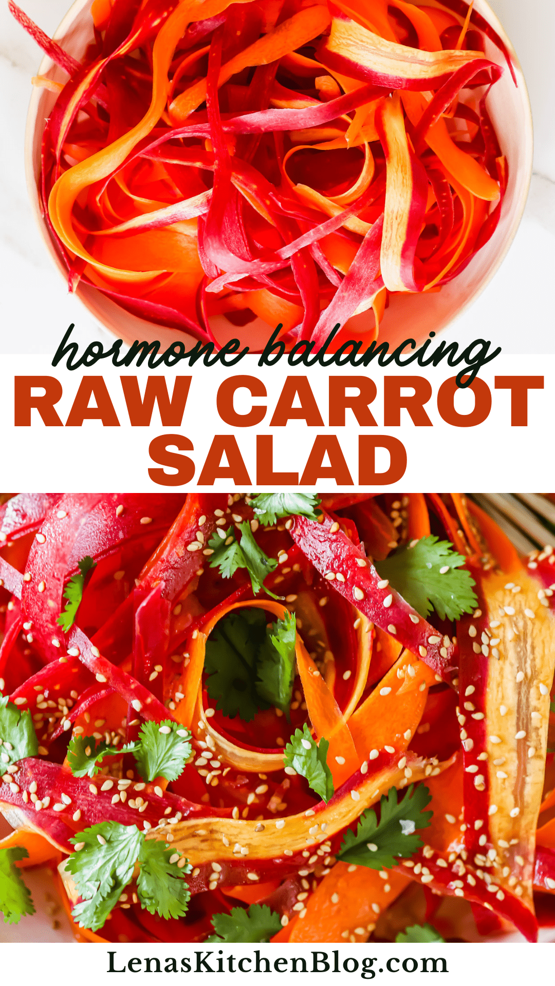 5-Minute Raw Carrot Salad - Lena's Kitchen