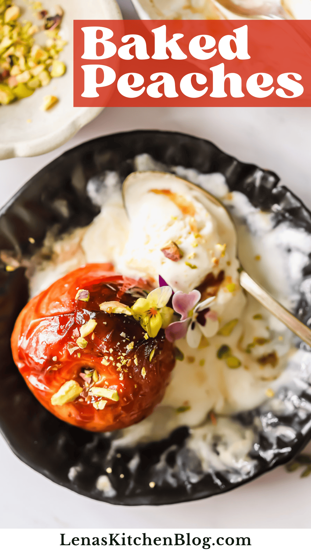 Best Baked Peaches - Lena's Kitchen