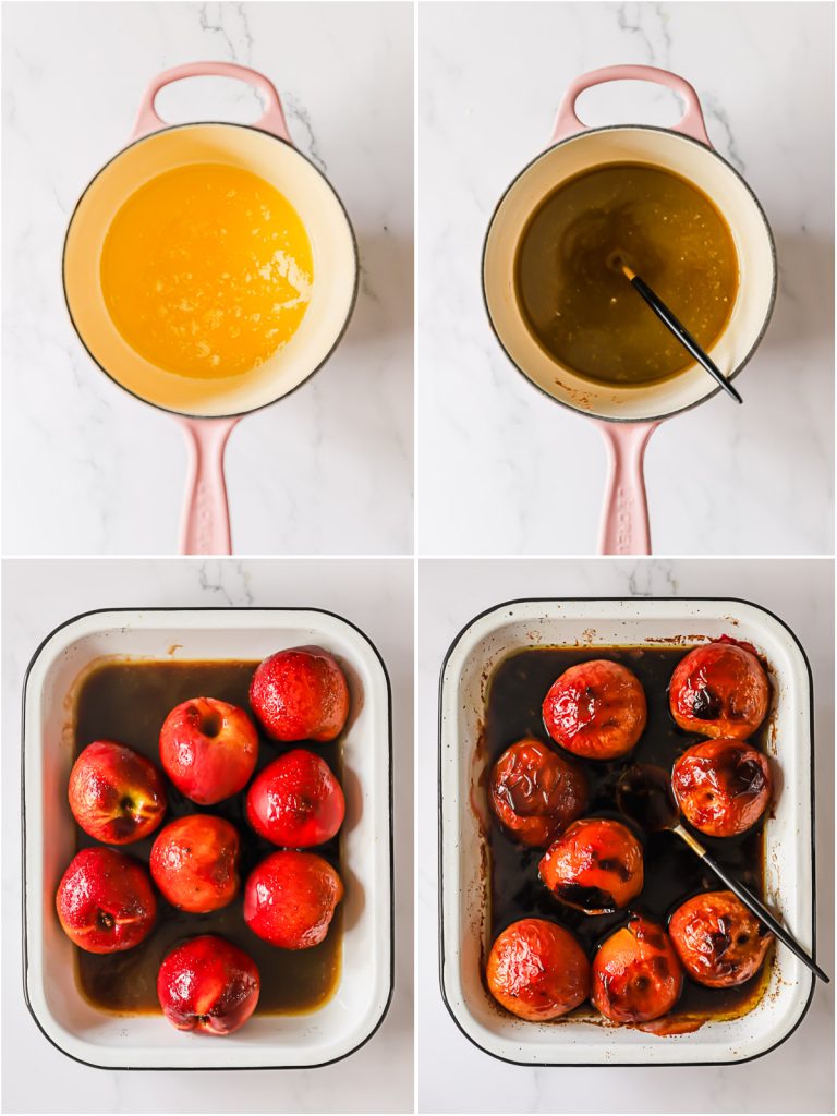 Best Baked Peaches - Lena's Kitchen