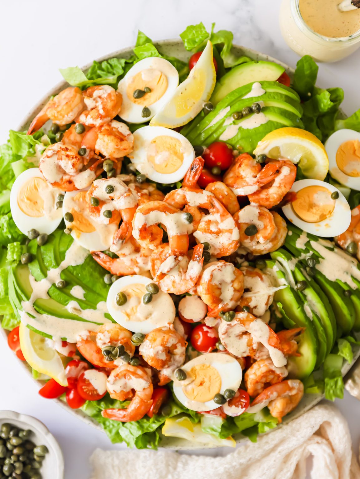 Classic Shrimp Louie Salad - Lena's Kitchen