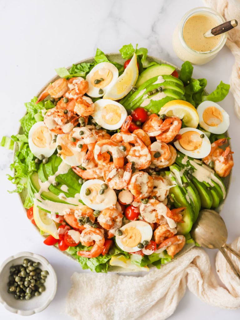 Classic Shrimp Louie Salad - Lena's Kitchen