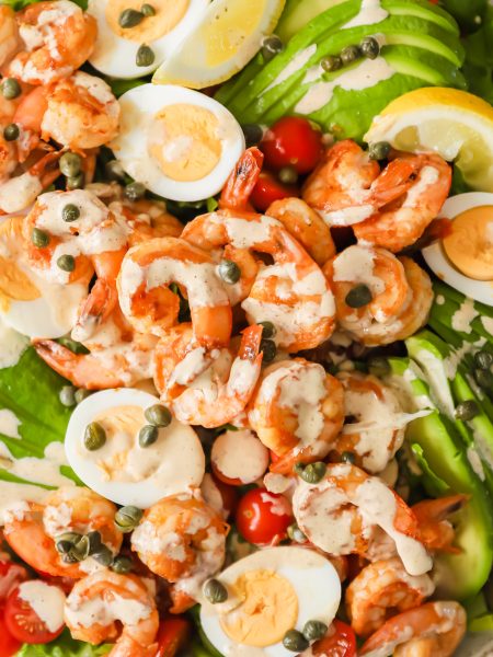 Classic Shrimp Louie Salad - Lena's Kitchen