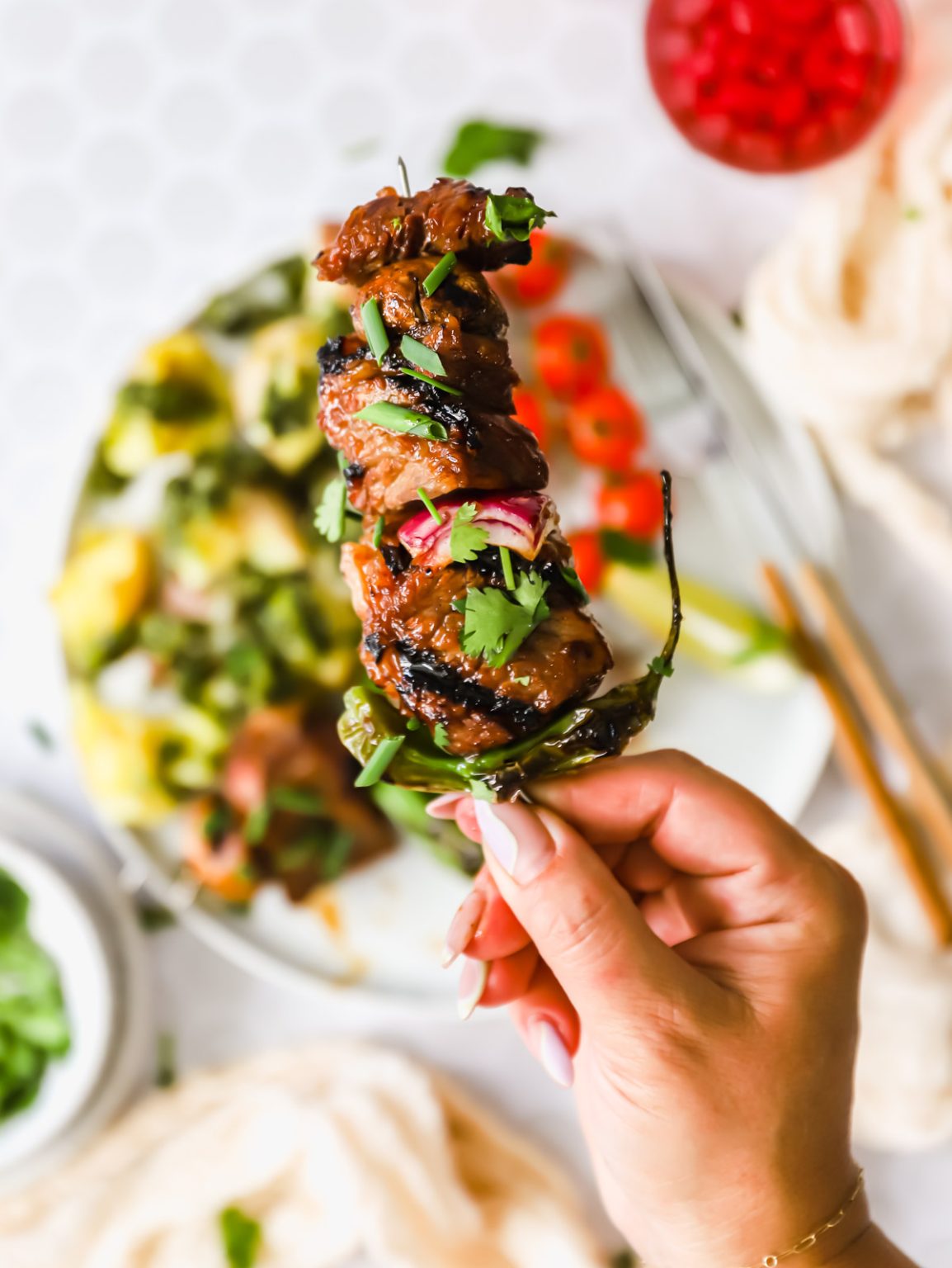 Best Ever Grilled Steak Kabobs - Lena's Kitchen
