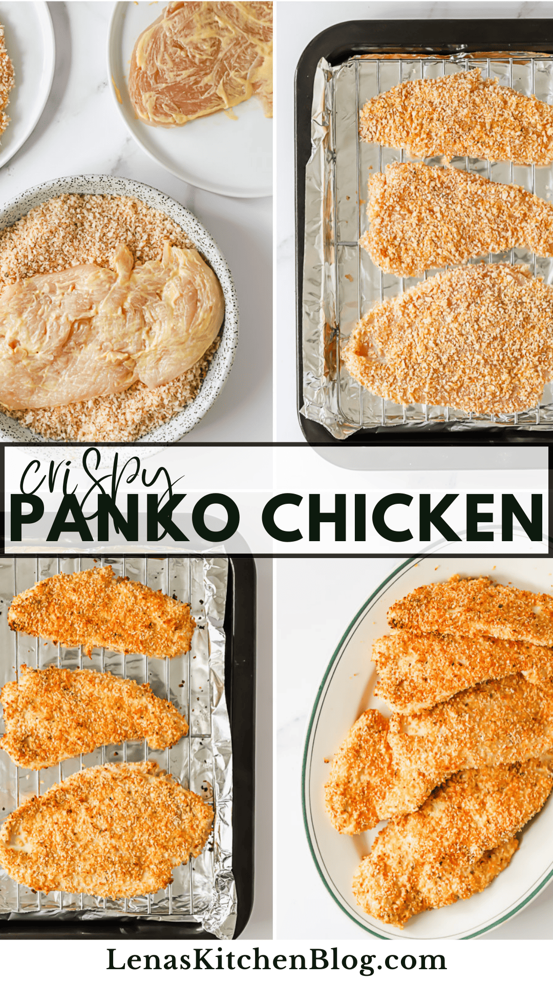 Crispy Panko Chicken - Lena's Kitchen
