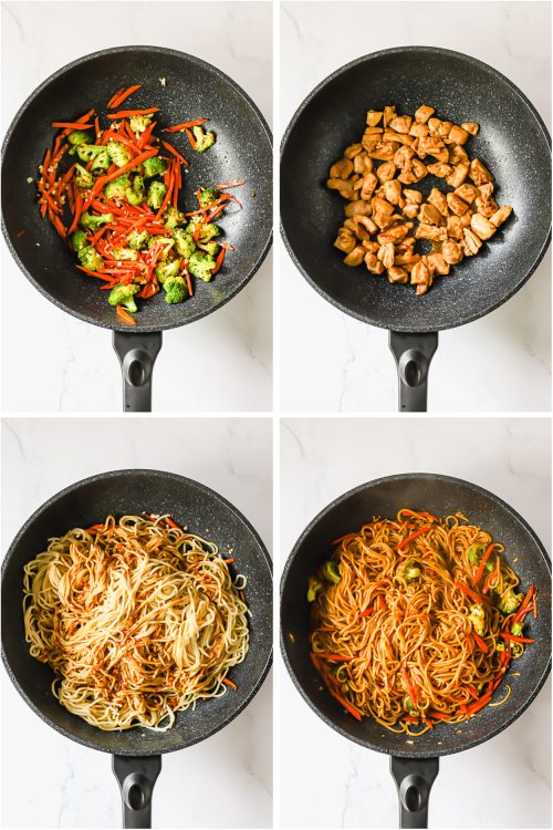 Easy Chicken Lo Mein - Lena's Kitchen