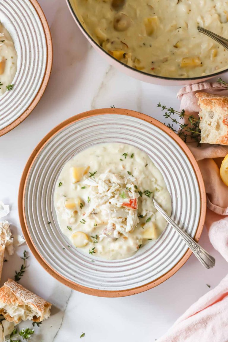 Rich & Creamy Crab Soup - Lena's Kitchen