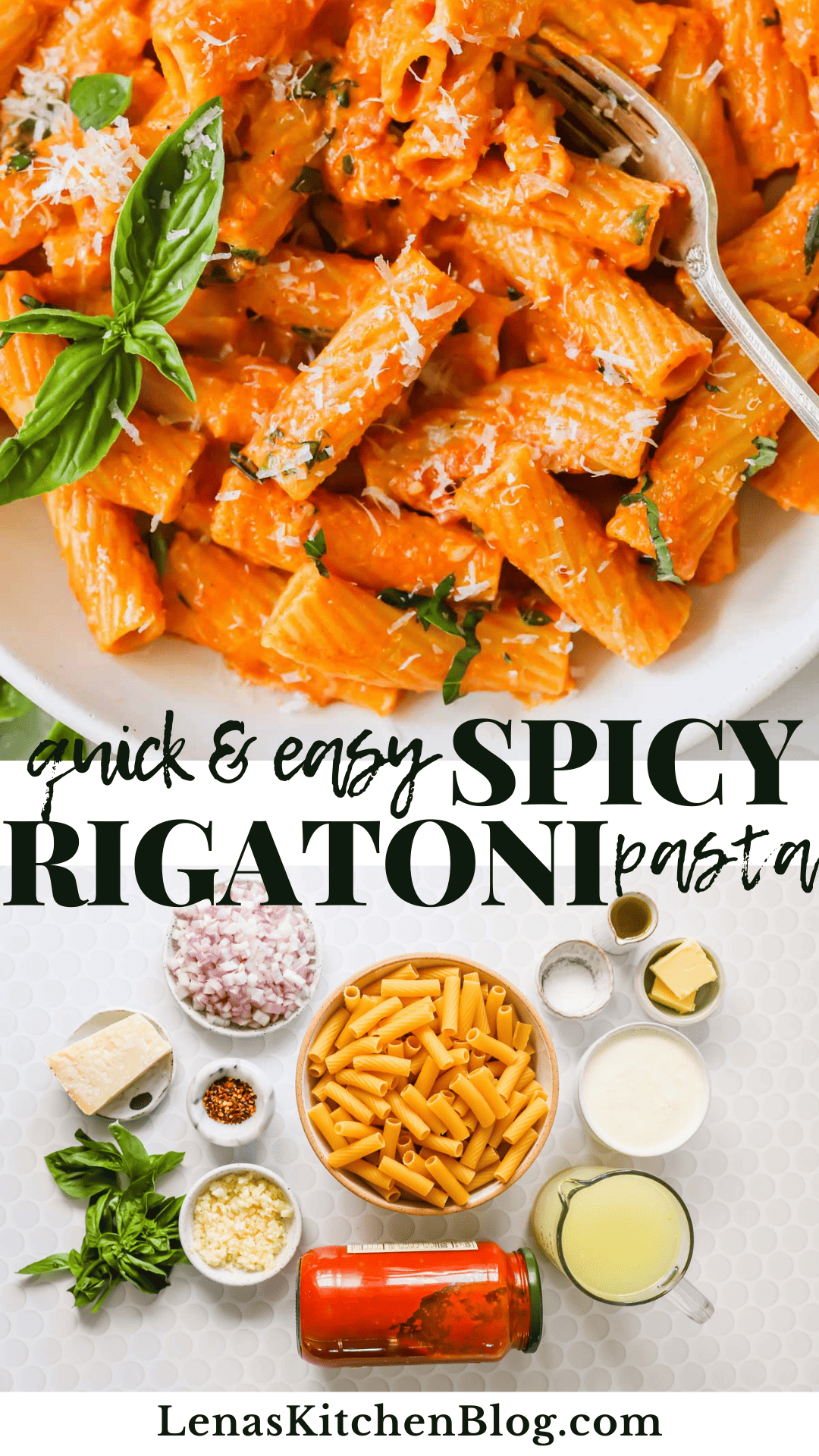 Quick & Easy Spicy Rigatoni - Lena's Kitchen