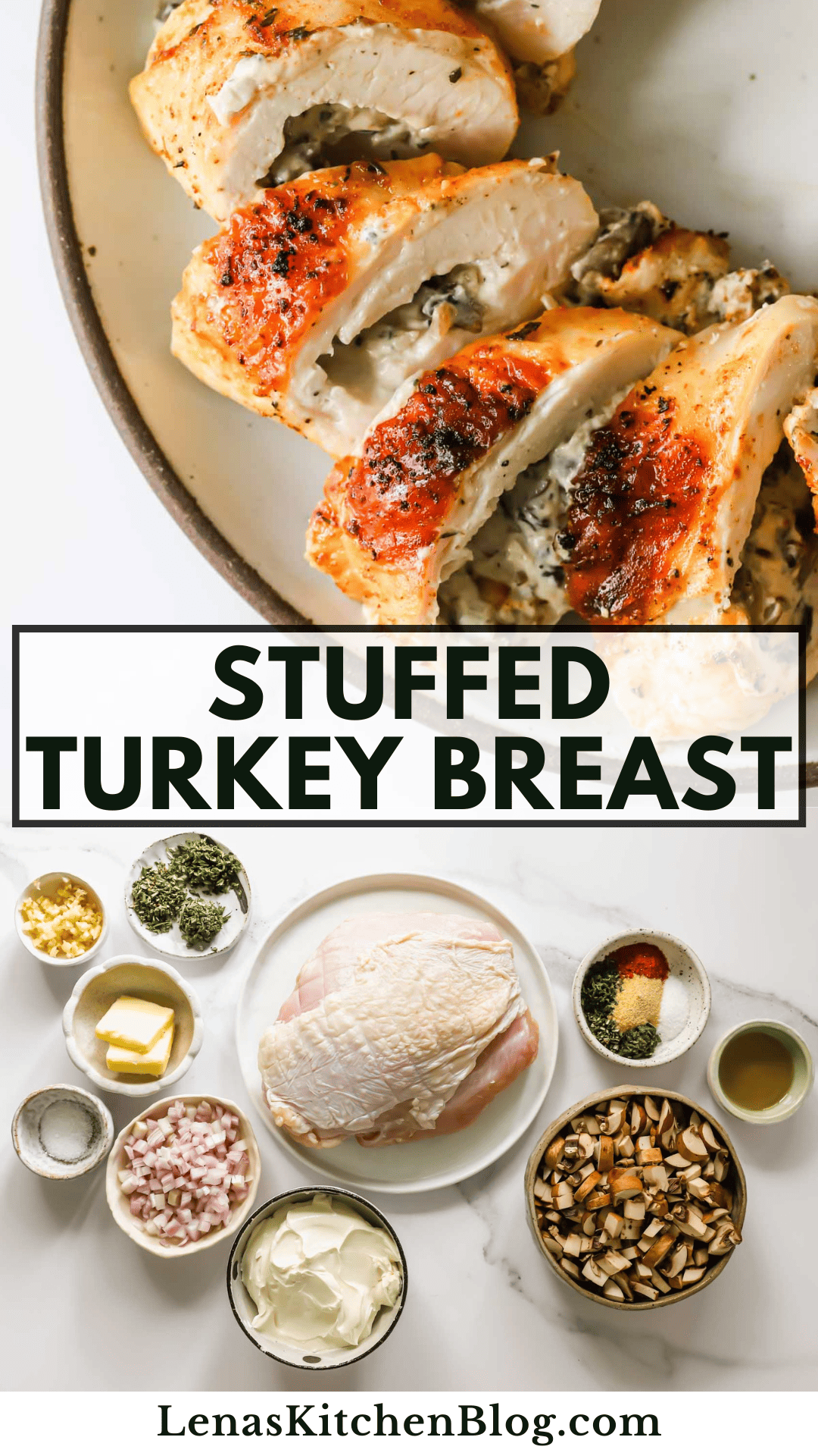 The Easiest Stuffed Turkey Breast - Lena's Kitchen