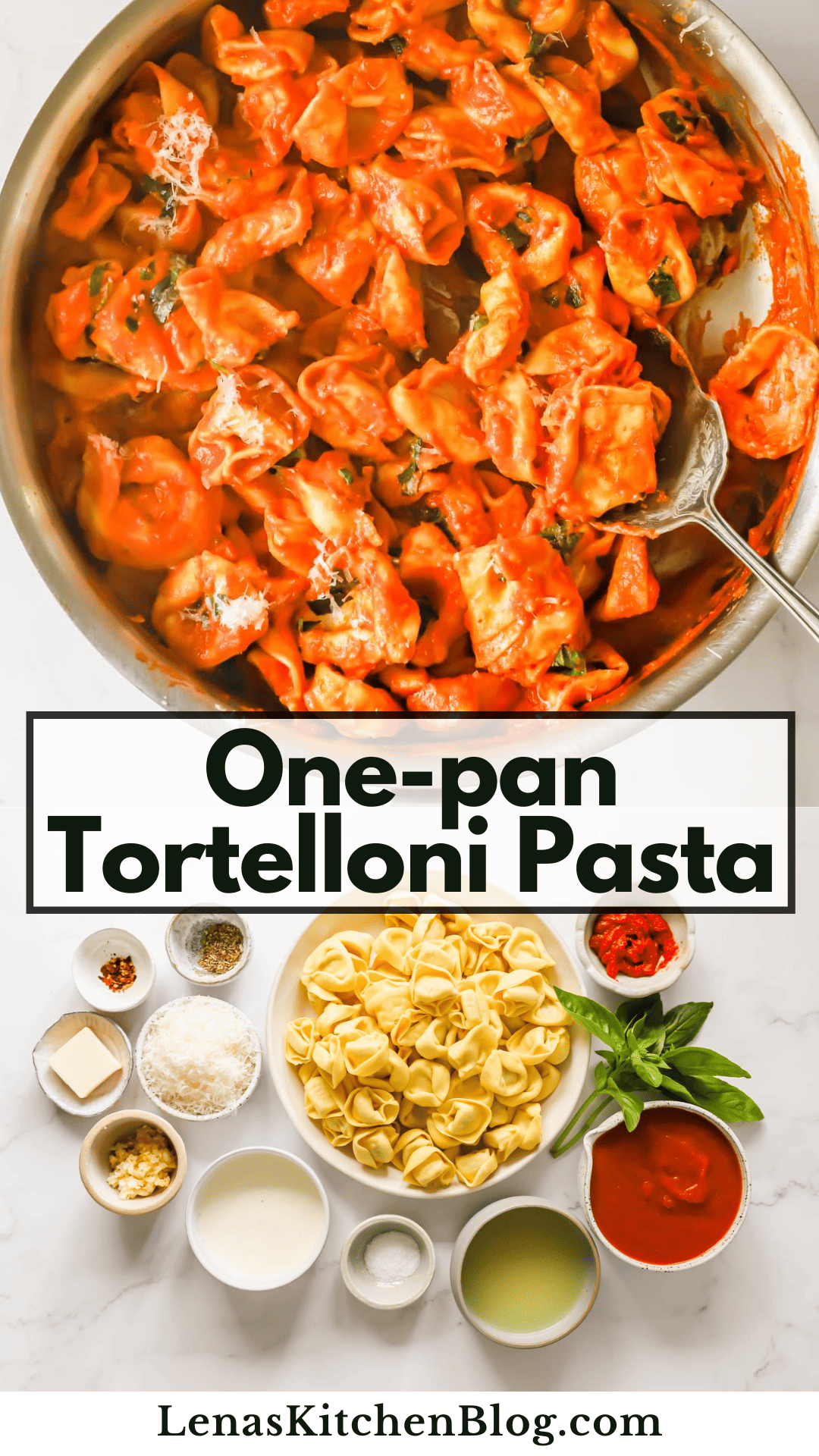 The Best Tortelloni (in Creamy Tomato Sauce)