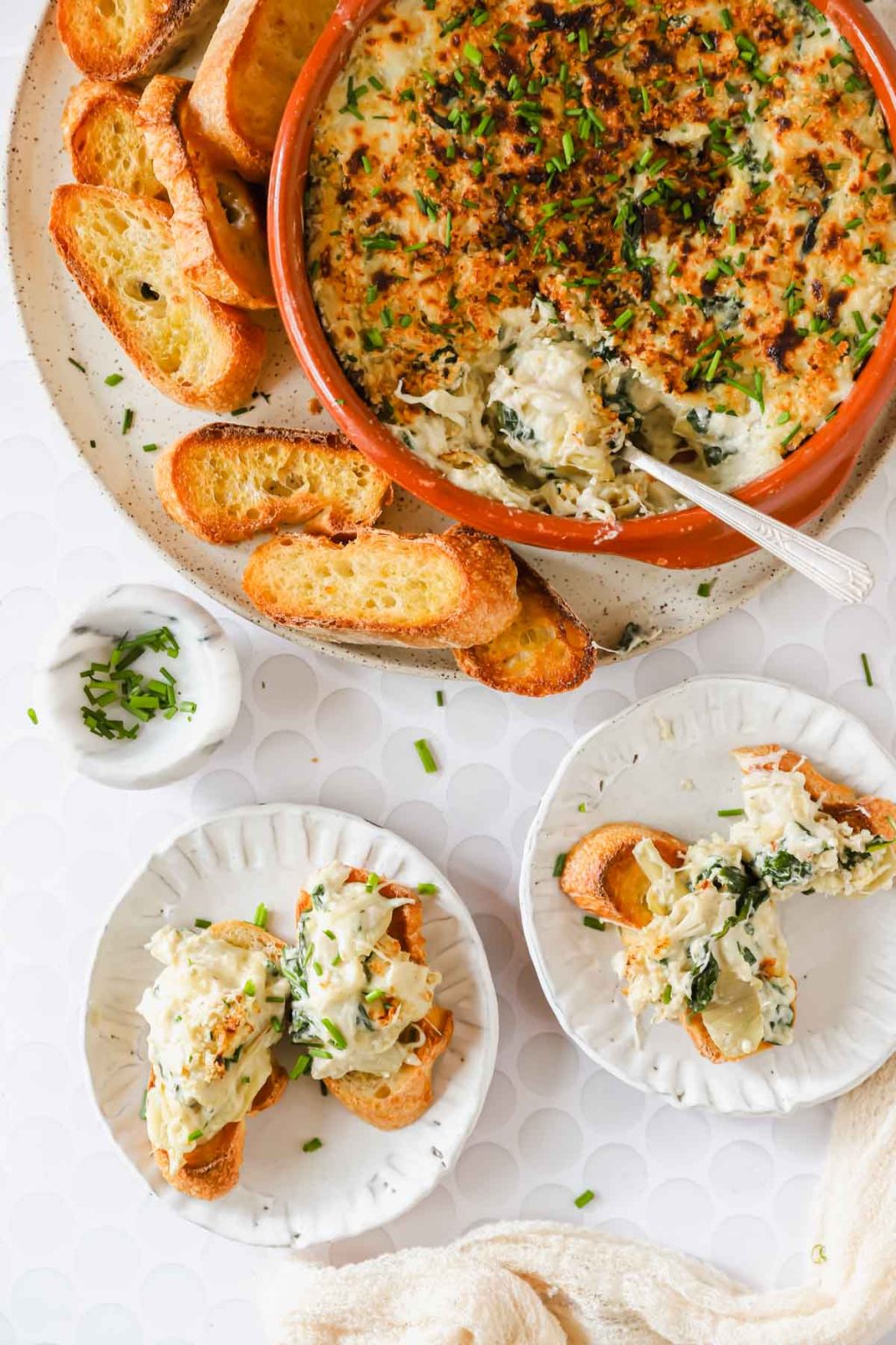Best Ever Crab Spinach Artichoke Dip - Lena's Kitchen