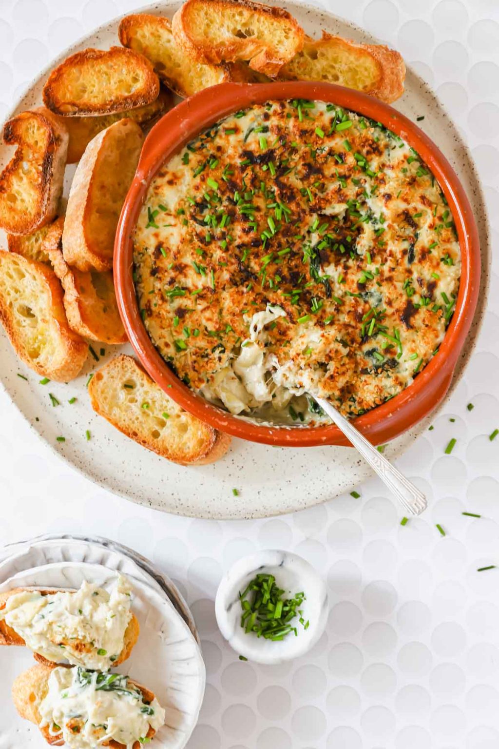 Best Ever Crab Spinach Artichoke Dip - Lena's Kitchen