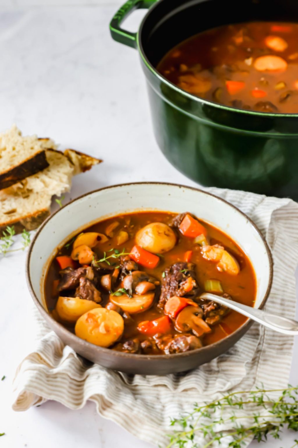 Best Ever Dutch Oven Beef Stew - Lena's Kitchen