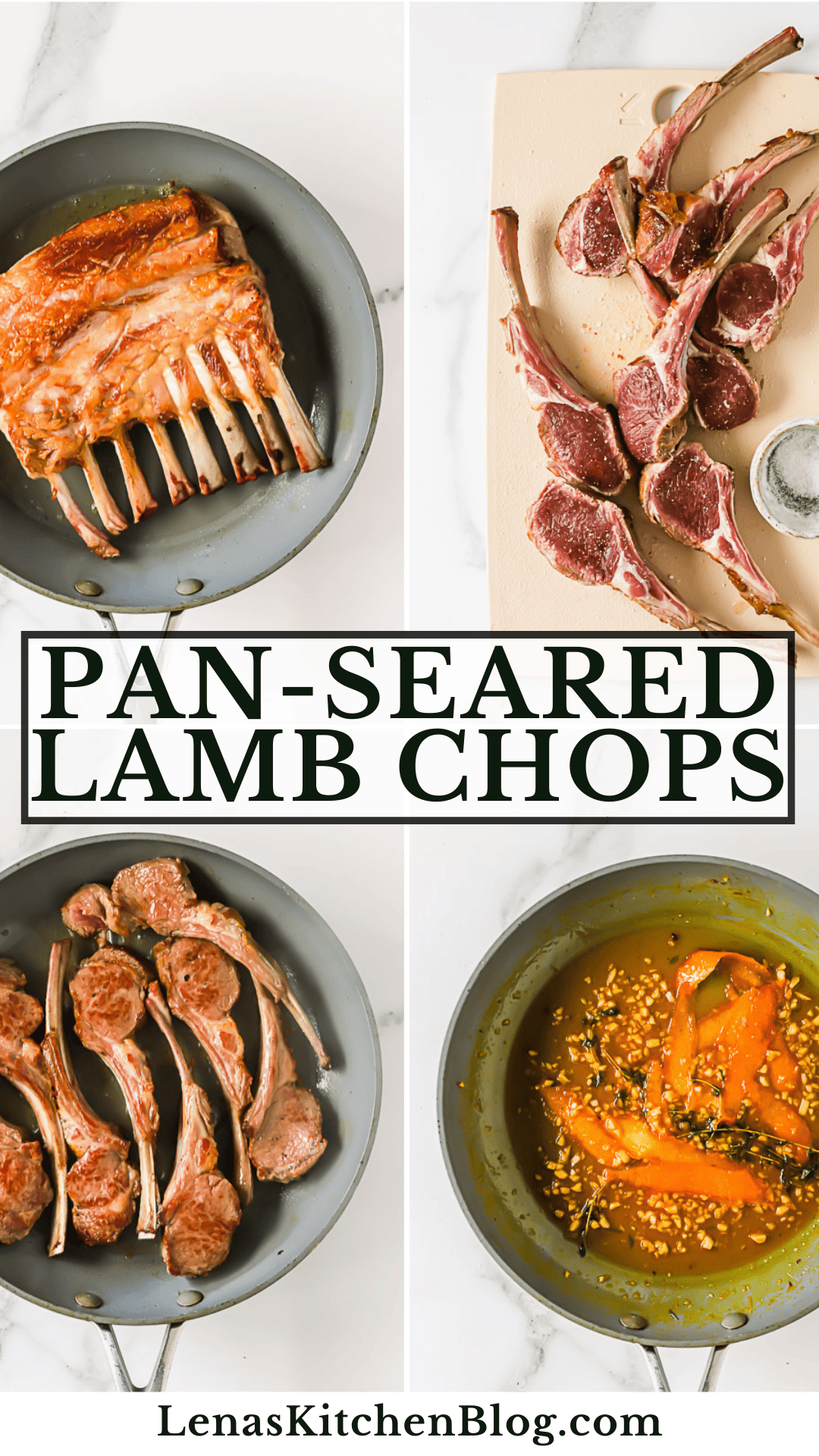 Easy Pan-Seared Lamb Chops (With Citrus-Thyme Glaze)