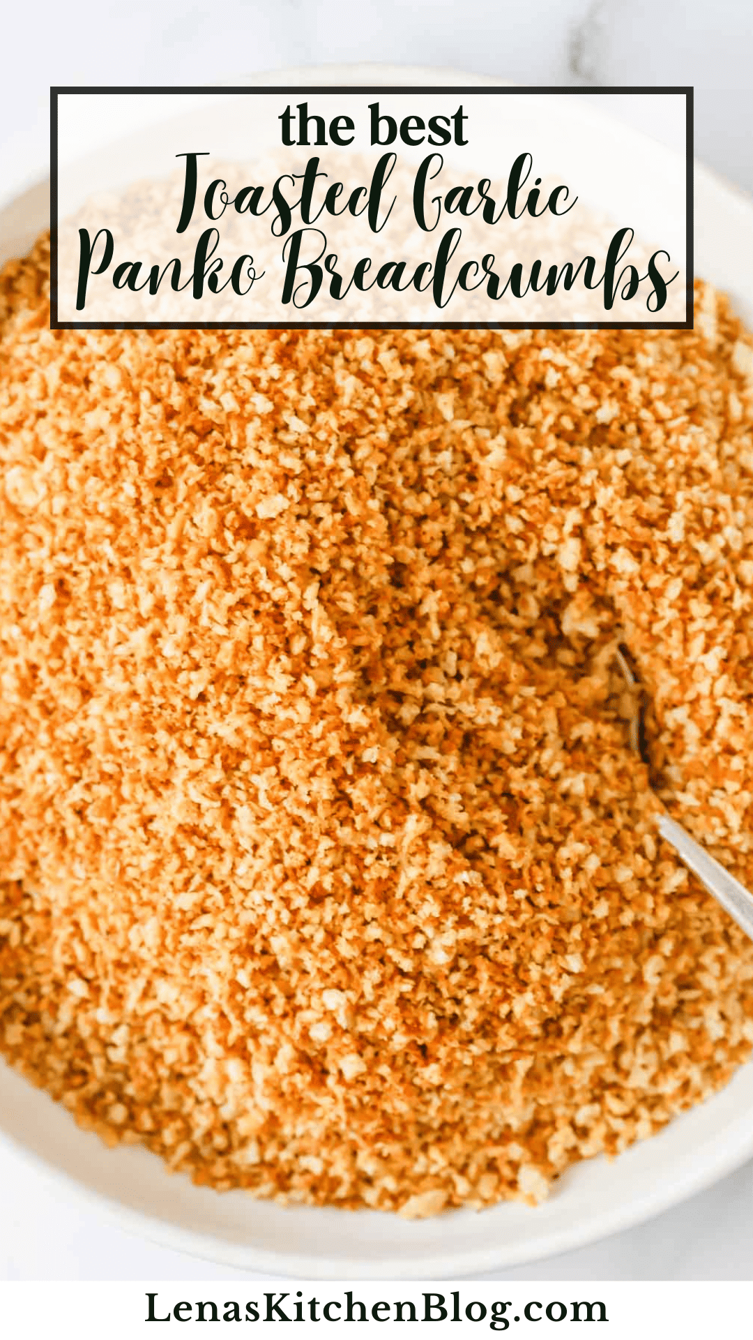 Toasted Garlic Panko Breadcrumbs (The Crunchies) - Lena's Kitchen