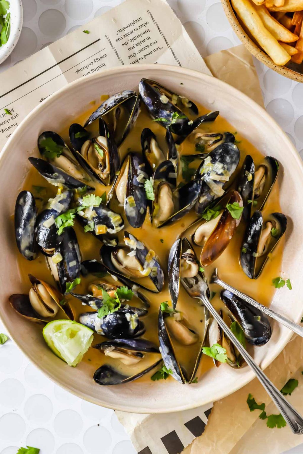 Easy Coconut Curry Mussels - Lena's Kitchen