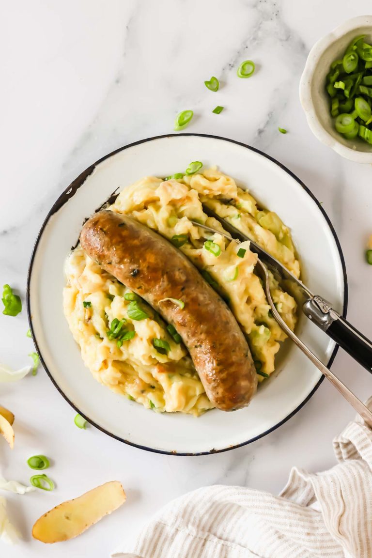 Colcannon Potatoes (Irish Mashed Potatoes) - Lena's Kitchen