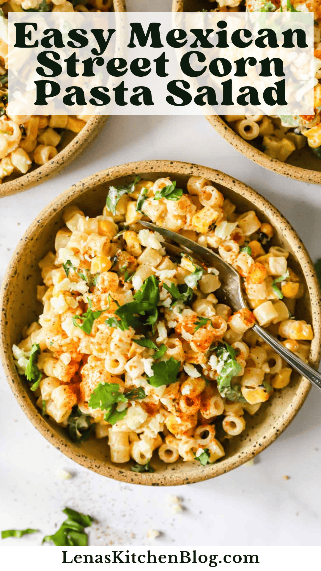 Easy Mexican Street Corn Pasta Salad