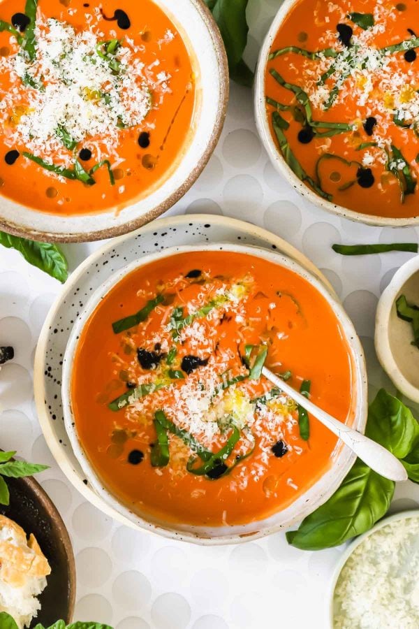 Easy Tomato Gazpacho Recipe - Lena's Kitchen
