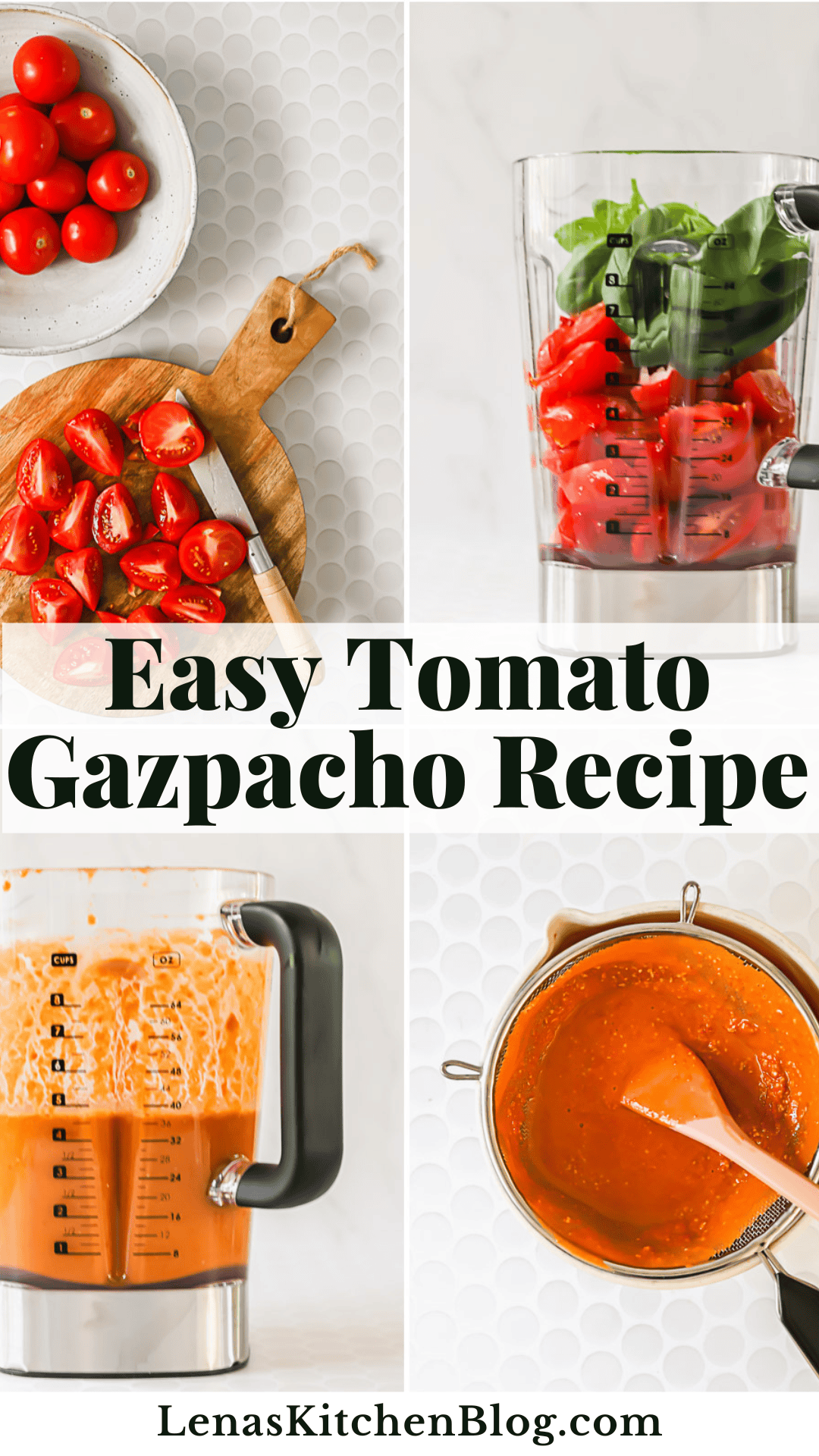 Easy Tomato Gazpacho Recipe - Lena's Kitchen