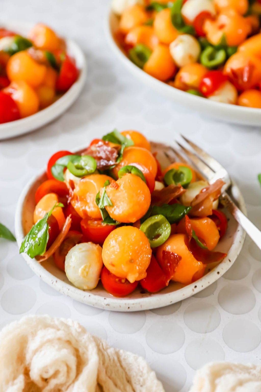 Fresh Melon Salad (Ready in 15 Minutes) - Lena's Kitchen