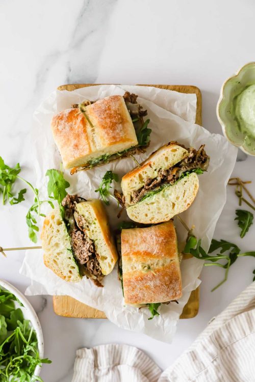 Easy Steak Sandwich Recipe - Lena's Kitchen