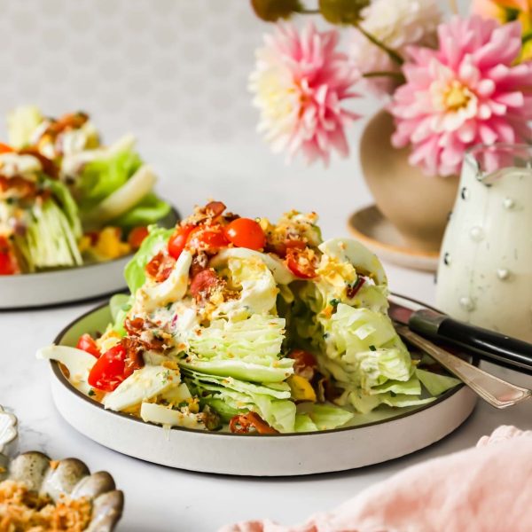 Easy Asian Salad (with Creamy Miso Ginger Dressing)