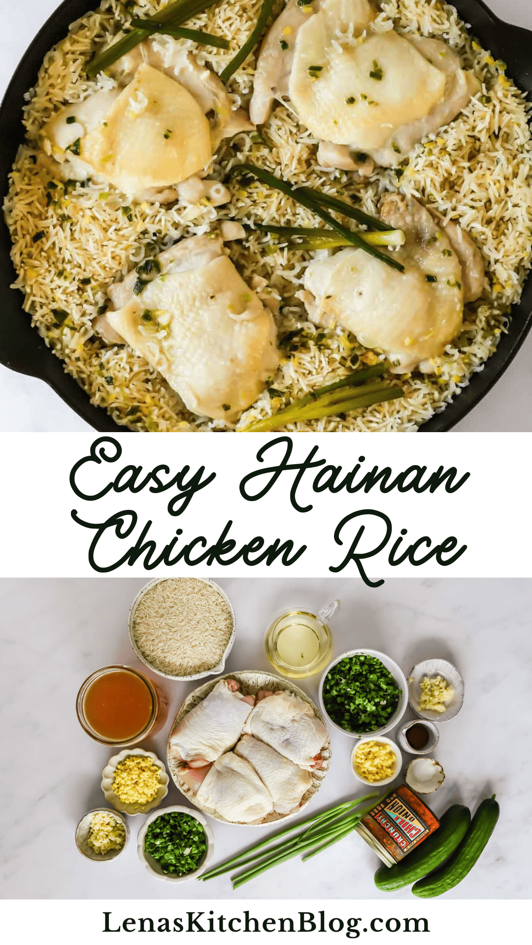 One-Pot Hainan Chicken Rice - Lena's Kitchen