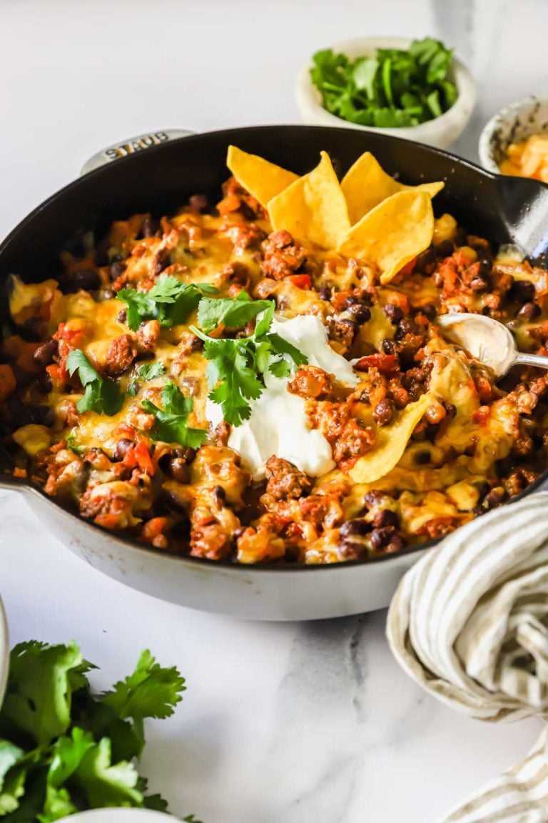 Easy Taco Skillet (Ready in 20 Minutes) - Lena's Kitchen