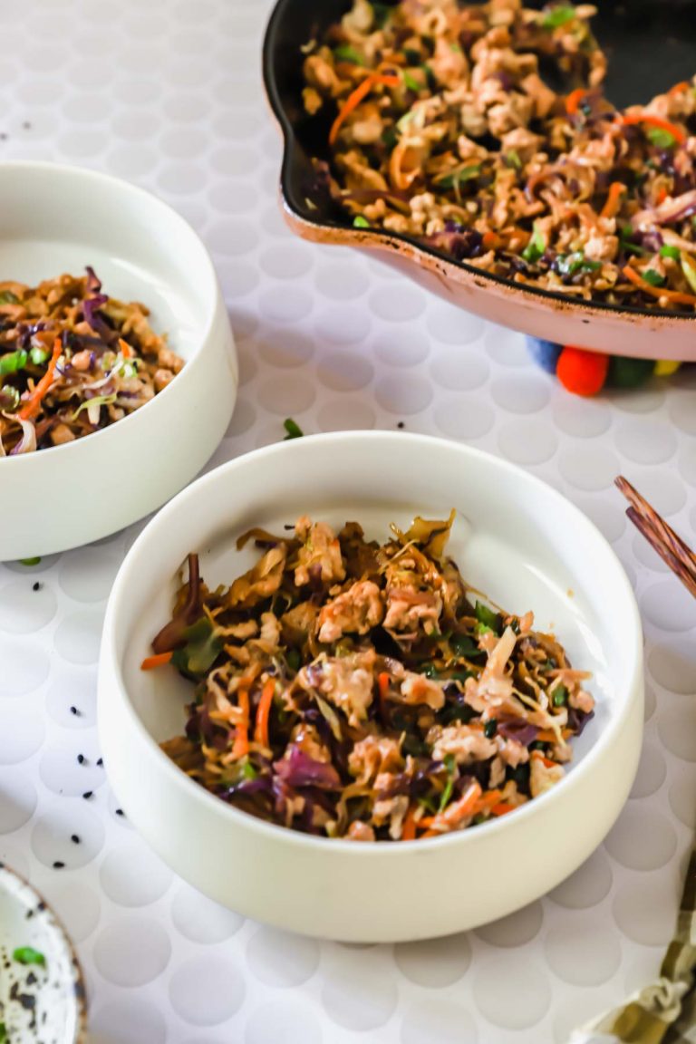 Egg Roll Bowl (Ready in 15 Minutes) - Lena's Kitchen