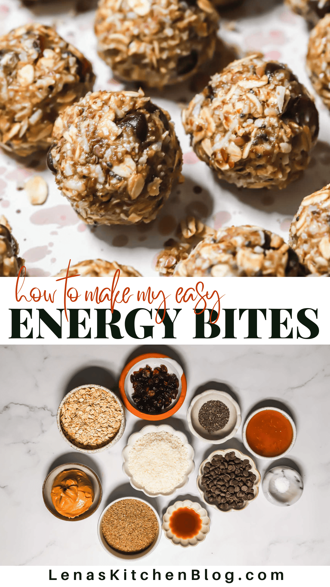 No-Bake Energy Bites (Only 10 Ingredients) - Lena's Kitchen