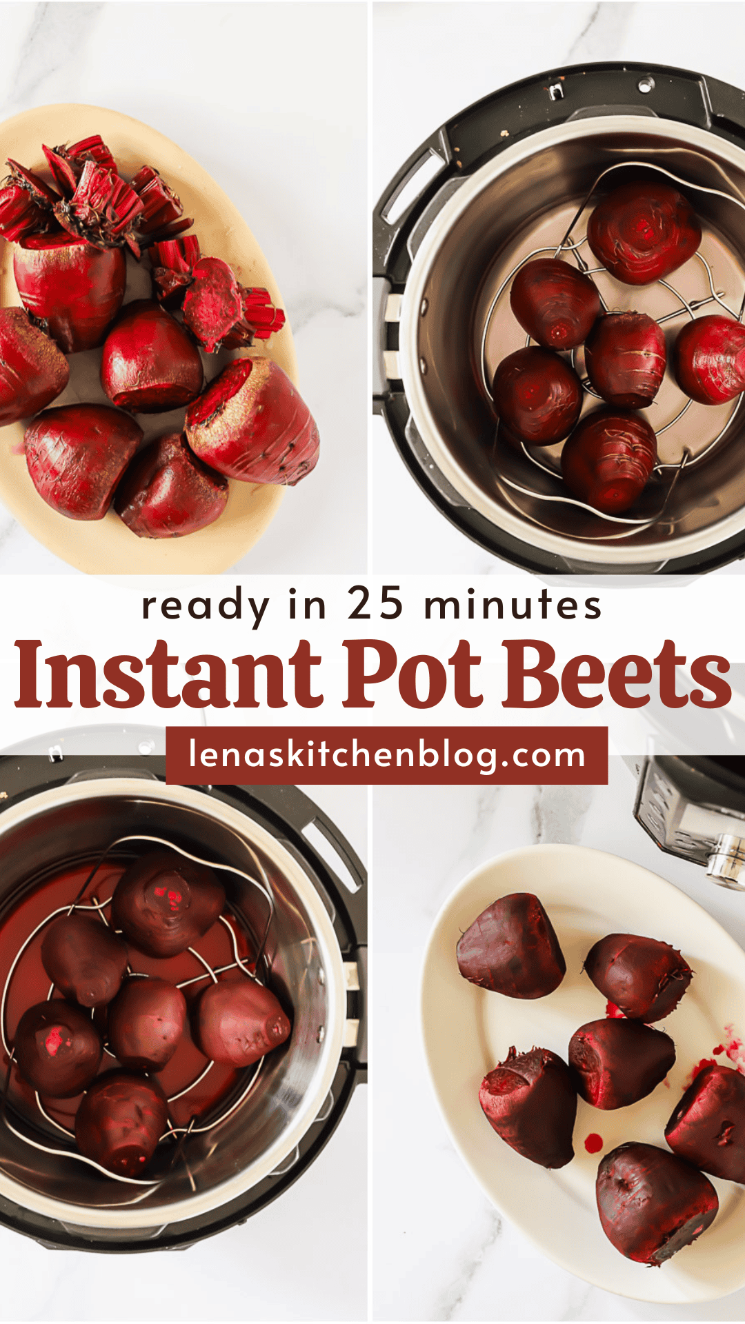Easy Instant Pot Beets (Ready in 25 Minutes) - Lena's Kitchen