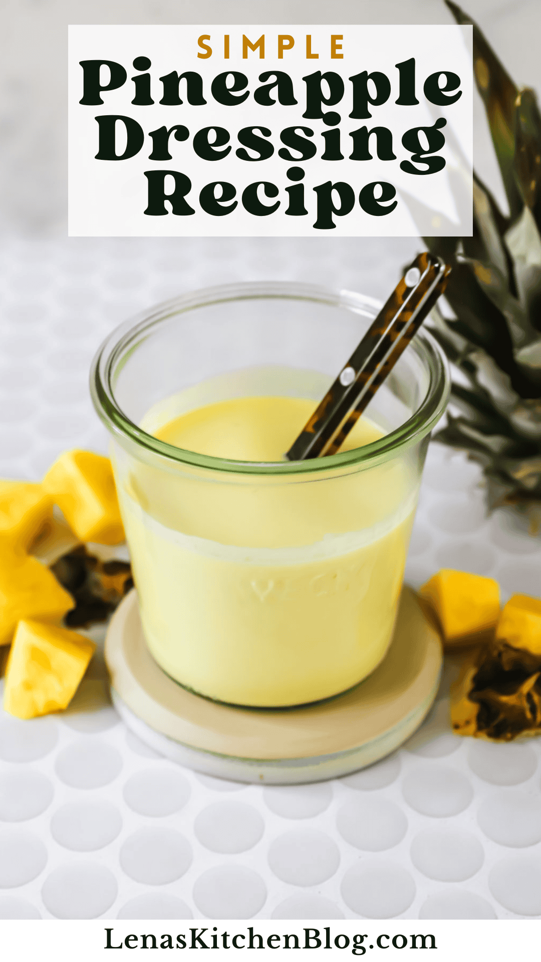 Pineapple Dressing Recipe - Lena's Kitchen