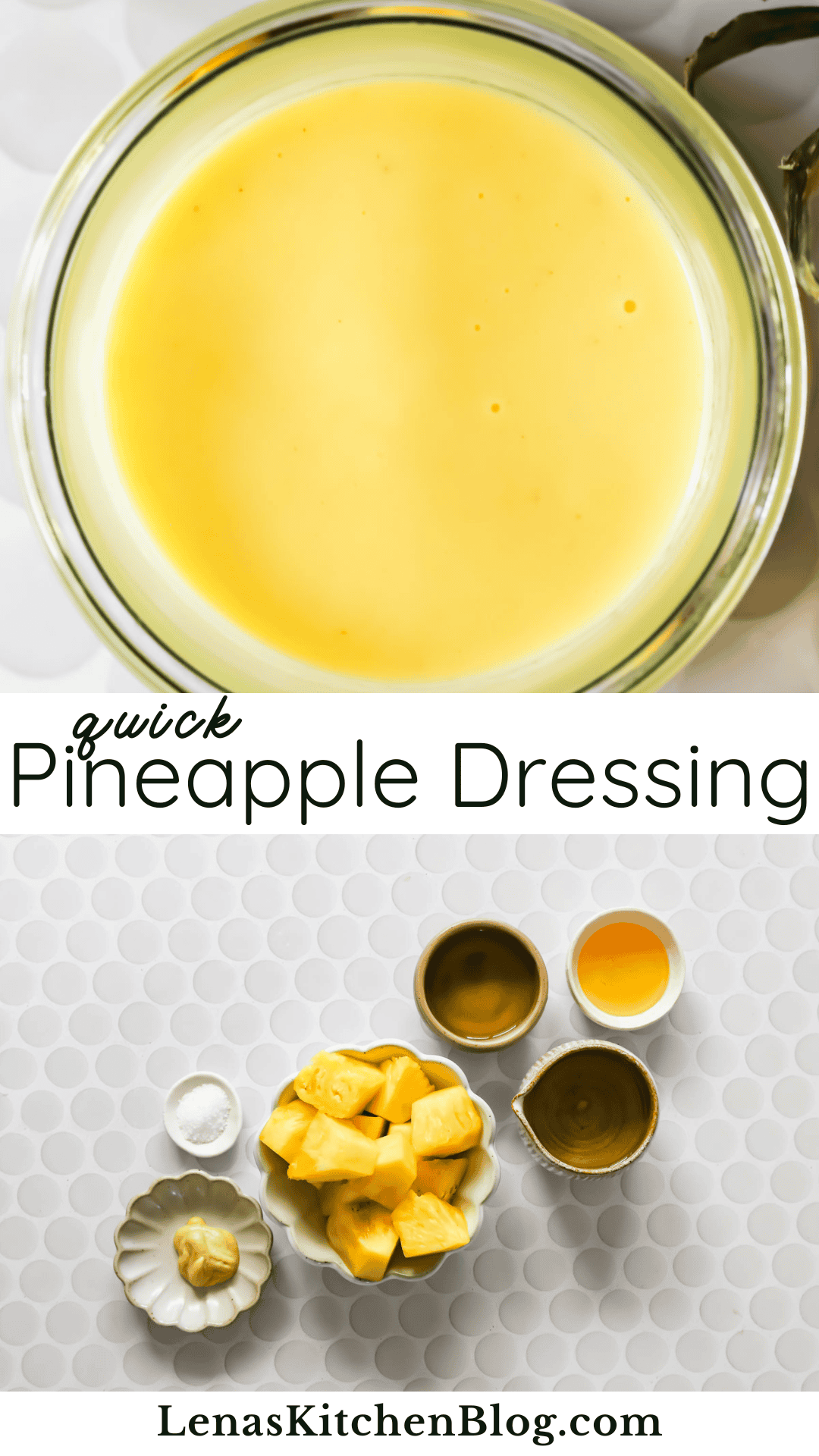Pineapple Dressing Recipe - Lena's Kitchen