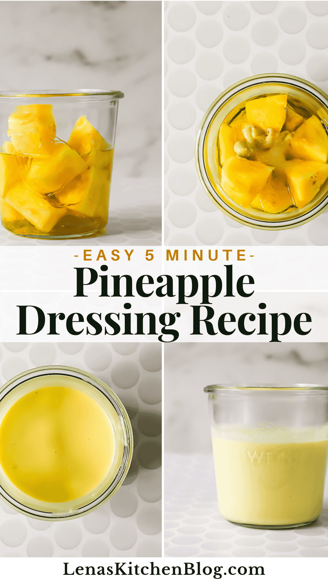 Pineapple Dressing Recipe - Lena's Kitchen